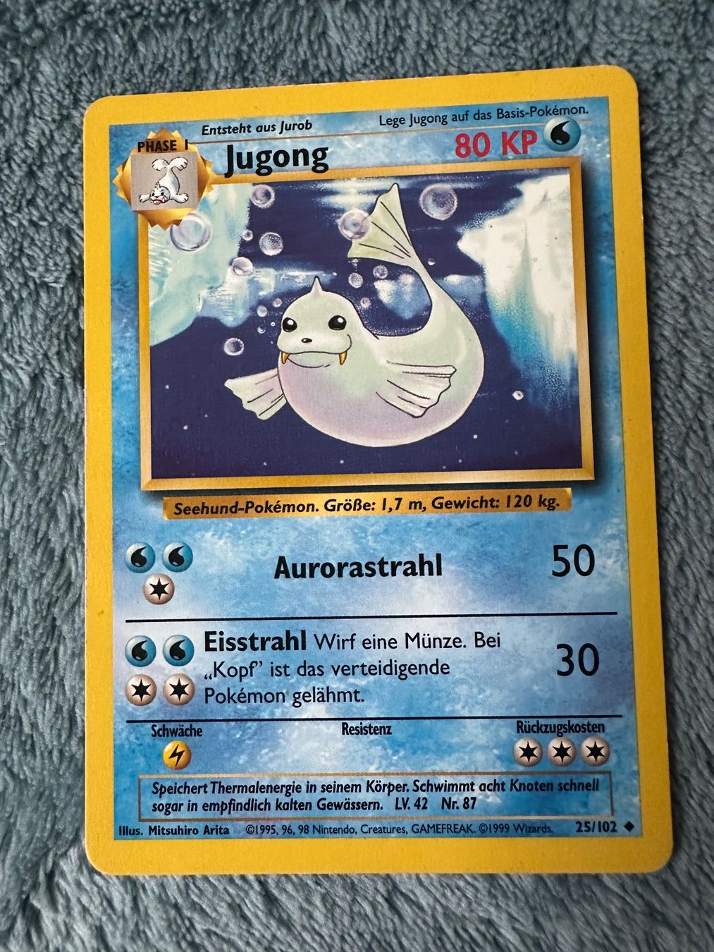 Jugong 25/102 Pokemon Karte Base Set 1999 (Gebraucht) in Schleinikon ...