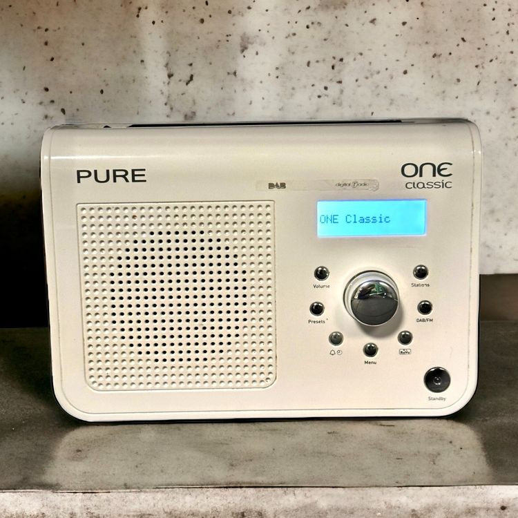 PURE ONE Classic Radio portative DAB FM 1.8 Watt Blanc (Gebraucht) in ...