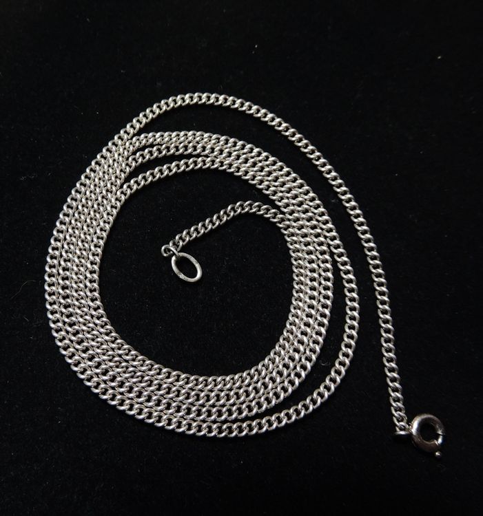 Silber 800 Panzer Halskette 62 cm 2 mm | Kaufen auf Ricardo
