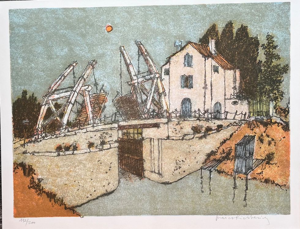 Marco Richterich (1929-1997) Lithographie Handsigniert (Gebraucht) in Hochdorf für CHF 15 – mit ...