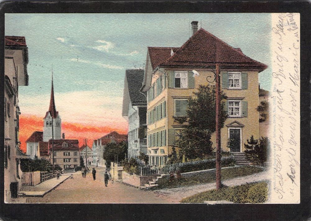 Teufen AR , Vignette Kant. Schützenfest Teufen, gel. 1906 (Gebraucht) in Reichenburg für CHF 22 ...
