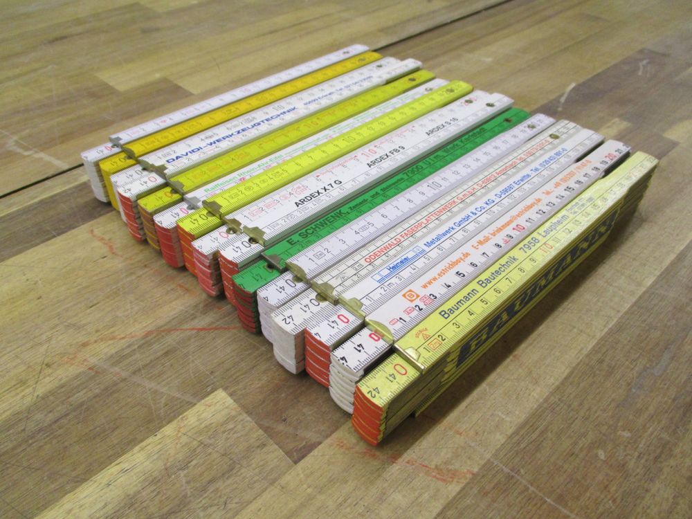 15 Stk. Doppelmeter Zollstock 2 Meter | Kaufen auf Ricardo