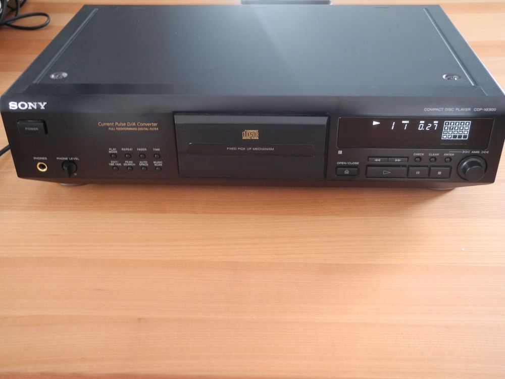 SONY CDP-XE 900 CD-PLAYER MIT FERNBEDIENUNG (Gebraucht) in Fahrwangen für CHF 75 – mit Lieferung ...