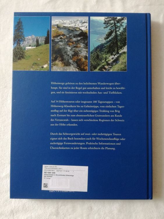 Die schönsten Höhenwege der Schweiz | Kaufen auf Ricardo