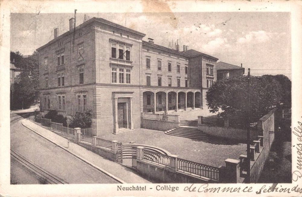 Neuchâtel, Collège, gel. 1919 | Kaufen auf Ricardo