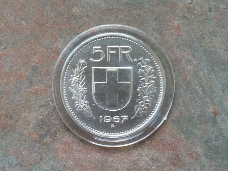 5 FR. Silbermünze 1967 ss - vorz (Gebraucht) in Goldach für CHF 12 – mit Lieferung auf Ricardo ...