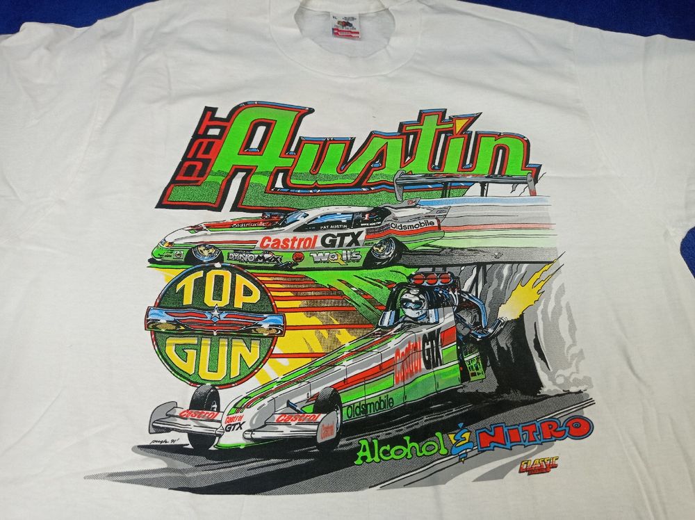 Vintage 89' Top Gun Austin Drag Racing T-Shirt Grösse XL | Kaufen auf ...