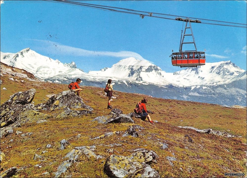 Laax GR // 1977 Seilbahn Crap Sogn Gion Godel rot Wanderer (Gebraucht) in für CHF 10 – mit ...