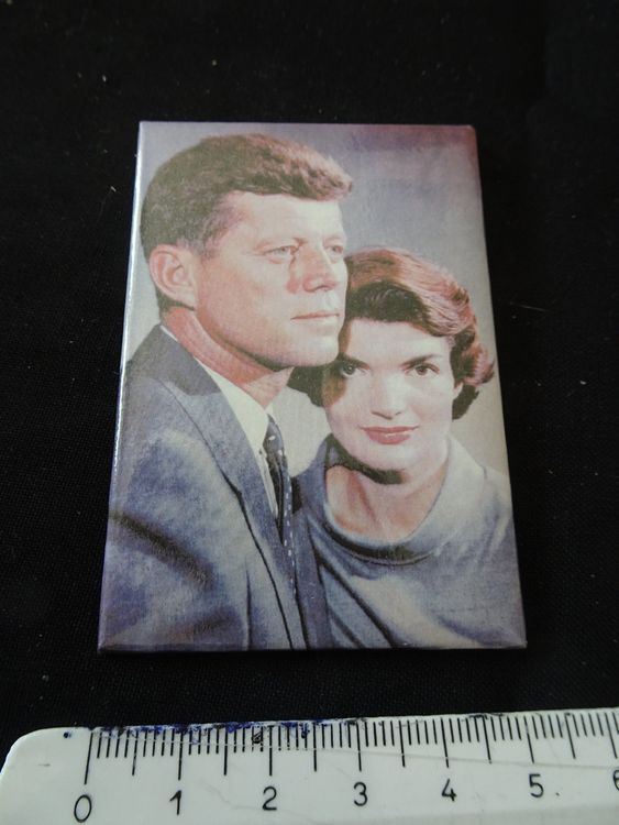 Souvenir Magnet JFK John F. Kennedy & Jacqueline Kennedy (Gebraucht) in ...