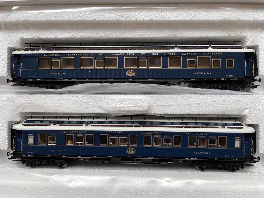Märklin 42795 & 42796 CIWL Orient-Express Personenwagen-Set (Neu (gemäss Beschreibung)) in ...