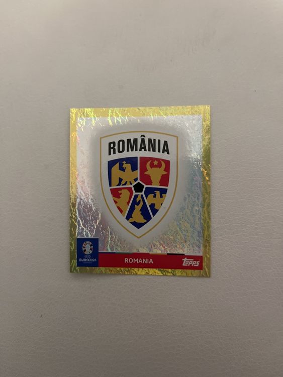 UEFA Euro 2024 Topps Sticker ROM 1 Gold (Neu (gemäss Beschreibung)) in ...