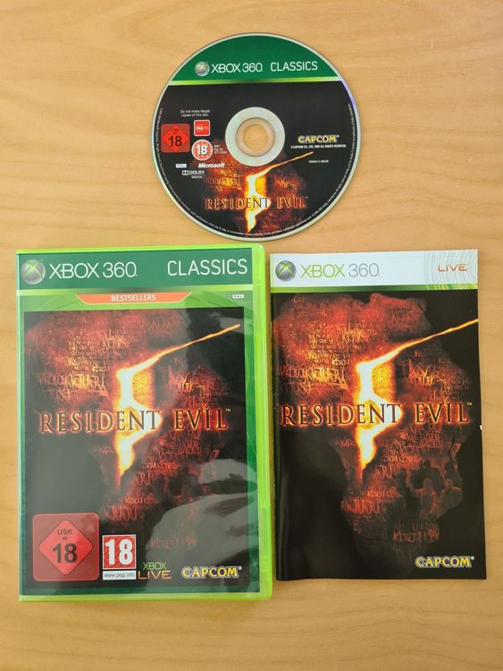 Resident Evil 5 (Xbox 360) (Gebraucht) in Oberwil BL für CHF 4 – mit Lieferung auf Ricardo kaufen