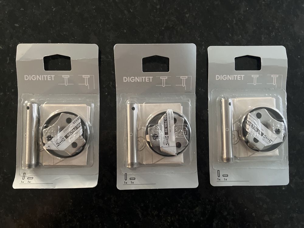 IKEA DIGNITET Stütze Edelstahl NEU (Neu und originalverpackt) in ...