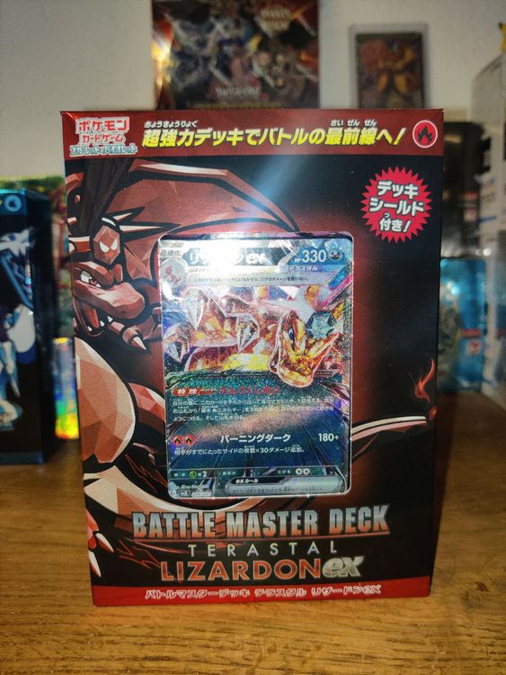 Battle Master Deck Terastal Lizardon ex / Charizard / Glurak (Neu und ...