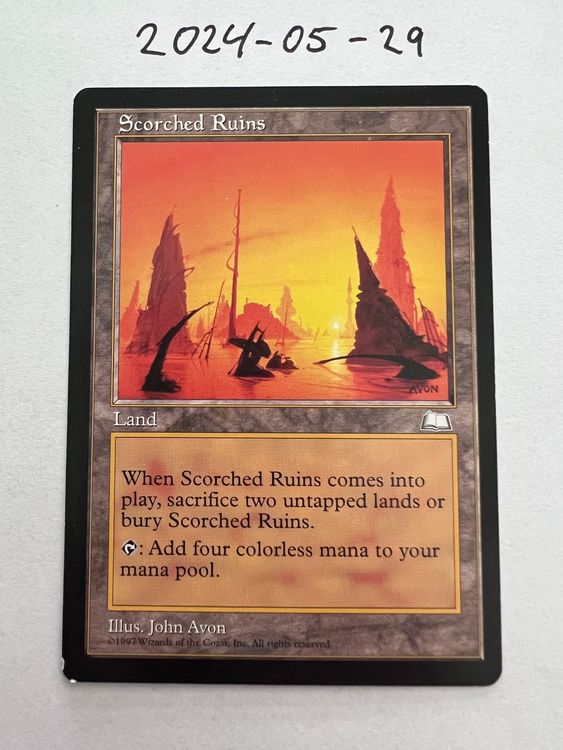 Scorched Ruins (Weatherlight / NM) | Kaufen auf Ricardo