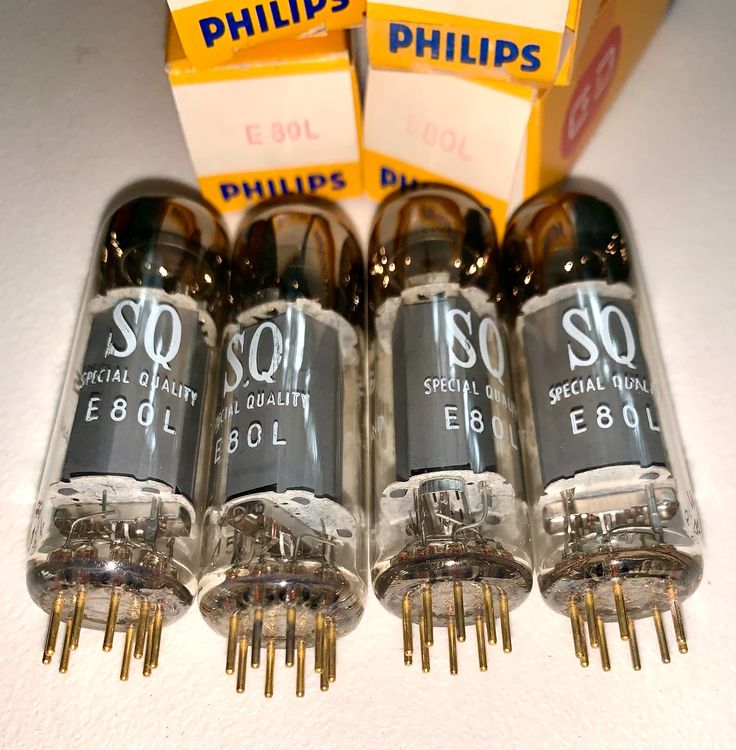 4 Röhren / Radioröhren E80L / 6227 (Endstufe), NOS, Philips (Neu (gemäss Beschreibung)) in Biel ...