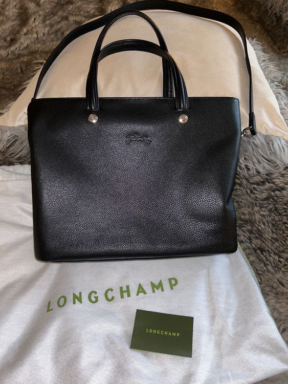 Longchamp Umhängetasche Schwarz Neu (Leder) | Kaufen auf Ricardo
