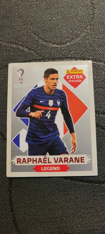 Panini 2022 Extra Sticker Raphaël Varane (Silber Edition) | Kaufen auf Ricardo