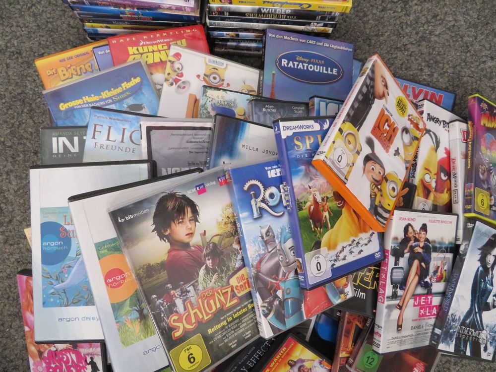 ca. 80 x DVD Sammlung, Kinder, Action Filme, Animationsfilme (Gebraucht ...