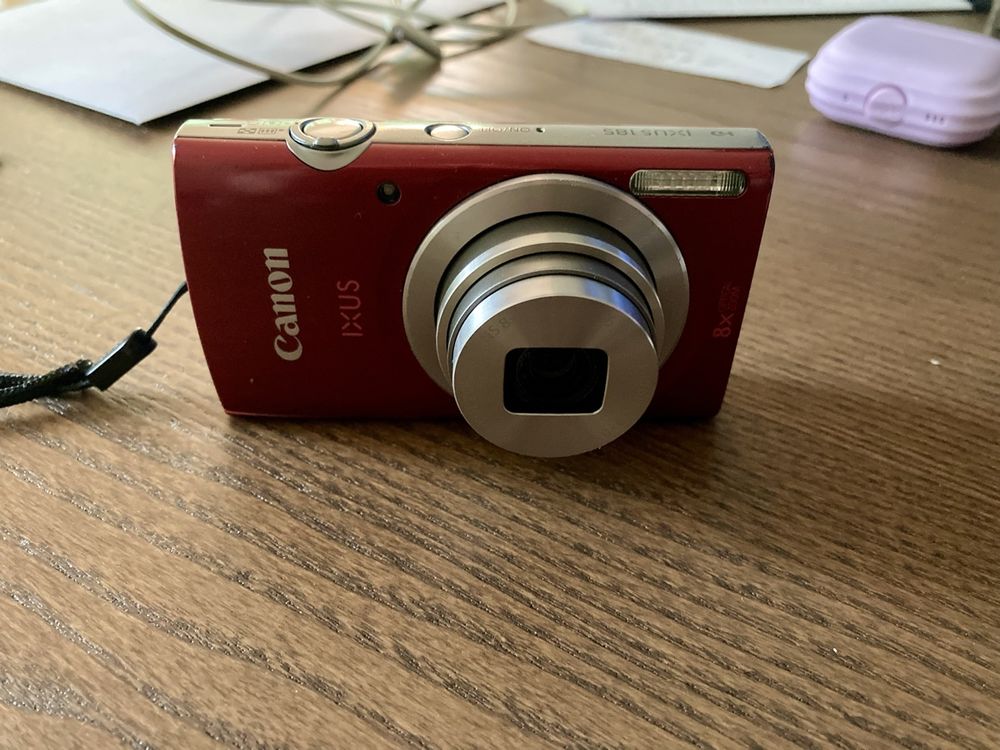 Canon IXUS 185 in Rot, 20 Megapixel, 8x optischer Zoom (Gebraucht) in ...