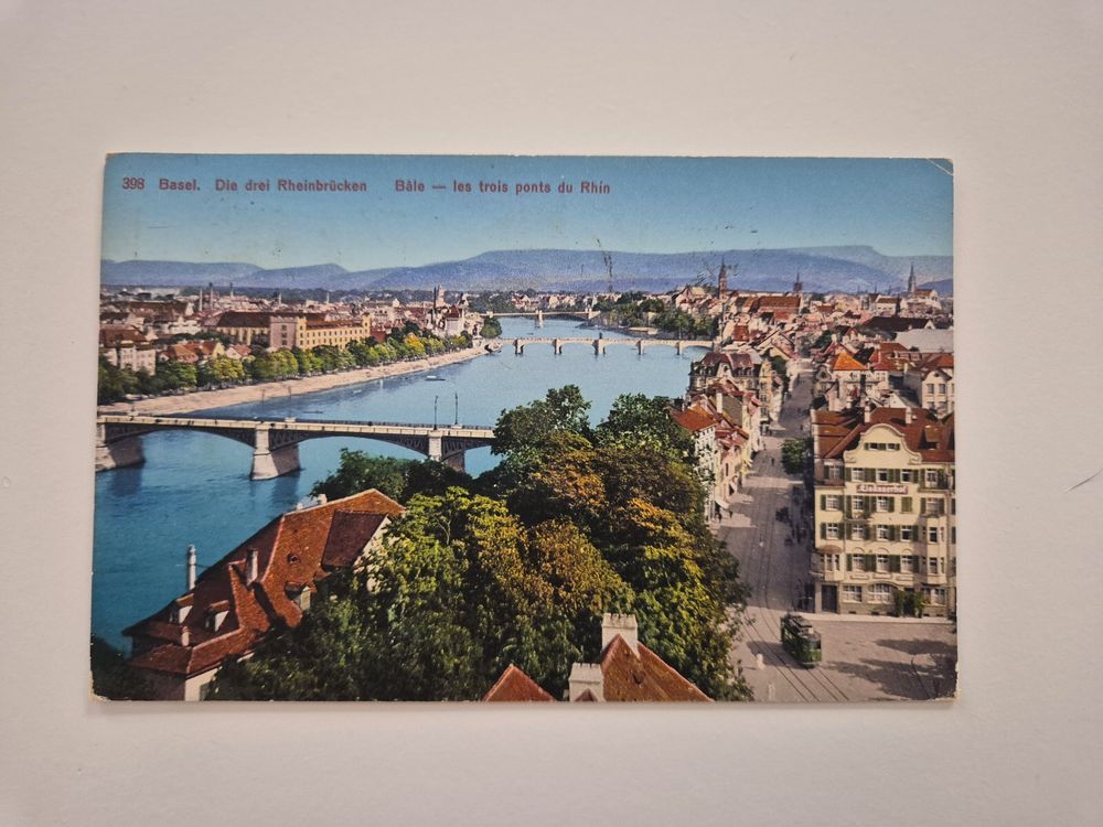 Basel, Die drei Rheinbrücken (Gebraucht) in Ettingen für CHF 2 – mit Lieferung auf Ricardo kaufen