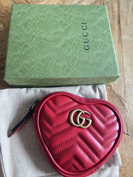 Limited Gucci heart coin wallet key pouch | Kaufen auf Ricardo