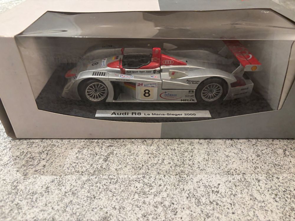 Audi R8 Le Mans-Sieger 2000 Modellauto im Massstab 1:18 (Gebraucht) in ...