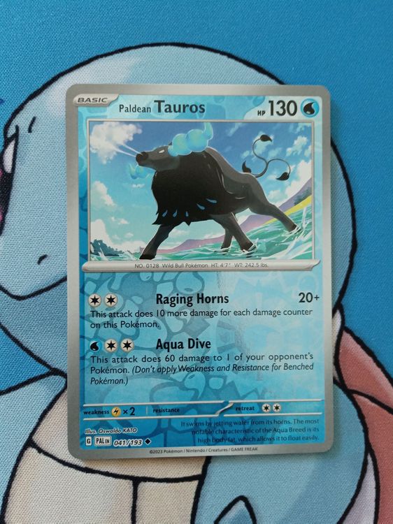 Paldean Tauros 041 - Paldea Evolved Reverse Holo | Acheter sur Ricardo