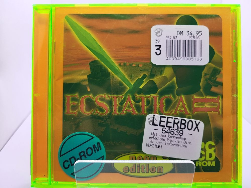 Ecstatica II PC CD-ROM Neon Edition - Jeu rare - Deutch (D'occasion) à ...