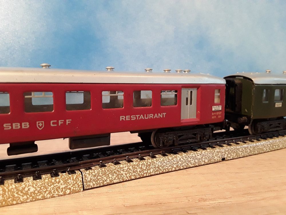 2 x Märklin _ SBB Restaurantwagen _ Personenwagen _ Spur H0 (Gebraucht) in Rüti ZH für CHF 23 ...