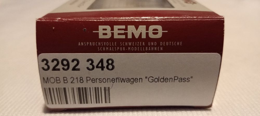 BEMO 3292 348 (Neuf avec emballage d'origine) à Pully pour CHF 25 ...