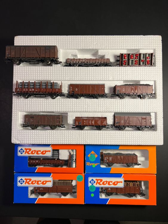 Roco DB 13. St. diverse Güterwagen (Gebraucht) in Langenthal für CHF 52 ...