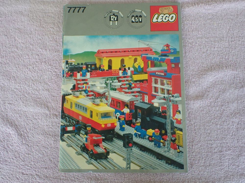 Bauanleitung 7777 für LEGO 12V Eisenbahn (Gebraucht) in Geroldswil für ...
