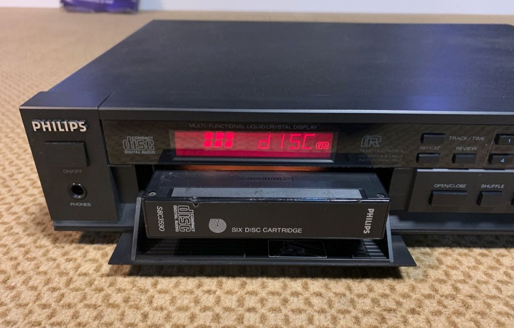 Philips CD-Wechsler mit einem 6er Magazin, CDC486 (Gebraucht) in ...
