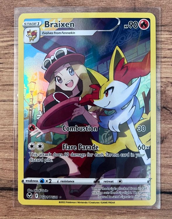 Braixen TG01/30 Pokemon Silver Tempest Trainer Gallery | Kaufen auf Ricardo