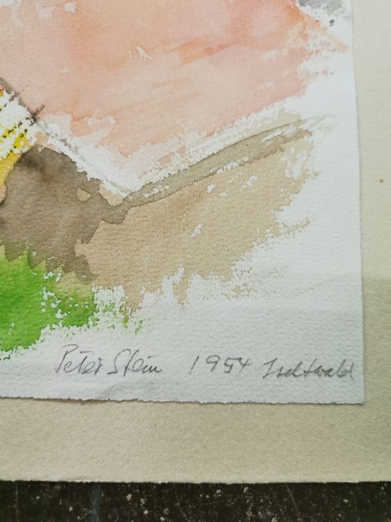 Aquarelle Peter Stein 1954 Iseltwald 37x28cm (Gebraucht) in Toffen für CHF 26 – mit Lieferung ...