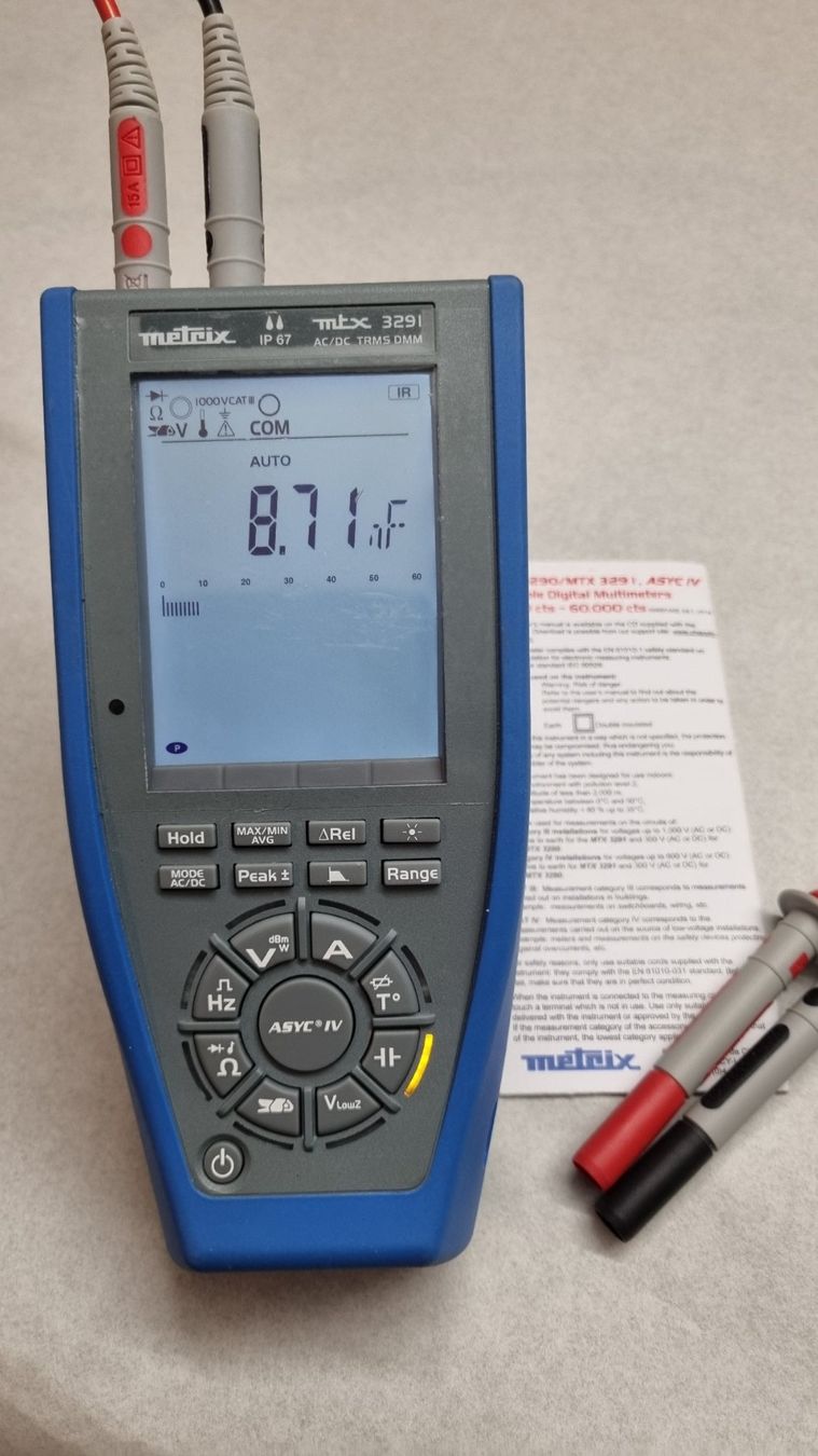 Digitales TRMS-Multimeter DMM MTX-3291 – Metrix (Gebraucht) in Alpnach ...