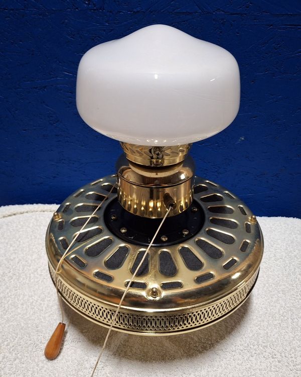 Deckenventilator Messing m Licht "Vintage" Risch Lufttechnik (Gebraucht ...