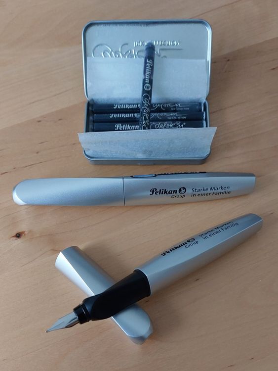 2 Pelikan Füllfederhalter Tintenfüller Füller Büro Schule | Kaufen auf ...