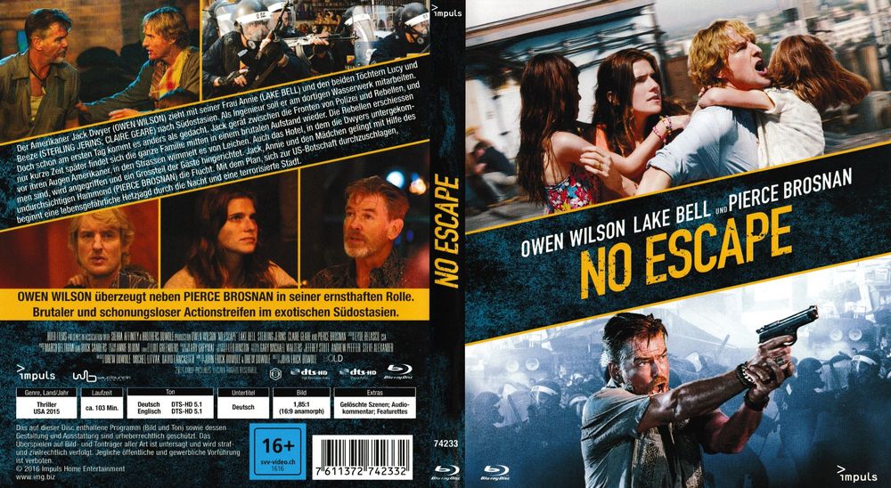 Blu-Ray - No Escape (Gebraucht) in Langnau am Albis für CHF 3.5 – mit ...
