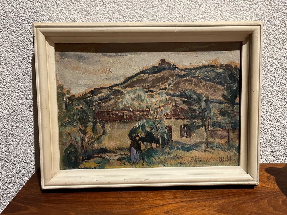 Walter HELBIG (1878-1968) - Frühes Ölgemälde! Tessin um 1910 (Gebraucht ...