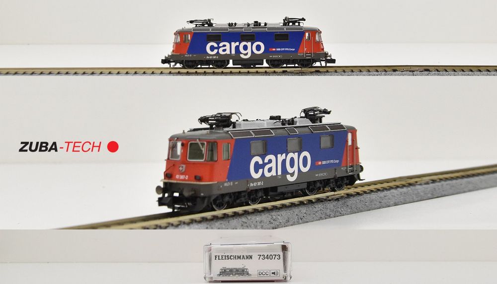 Fleischmann 734073 E-Lok Re 4/4 SBB Cargo Spur N GS mit OVP (Gebraucht ...