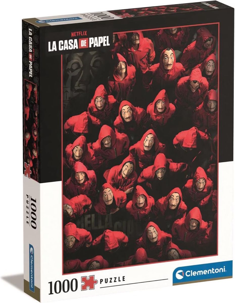 Puzzle Clementoni 1000 pièces - La Casa De Papel (Gebraucht) in Châtel ...