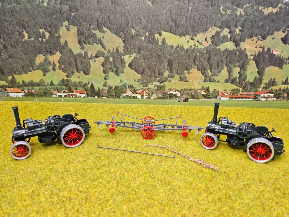 Märklin 18970 __ Lokomobile Set Kipp Pflug _ 1:87 _ OVP _ H0 (Gebraucht ...