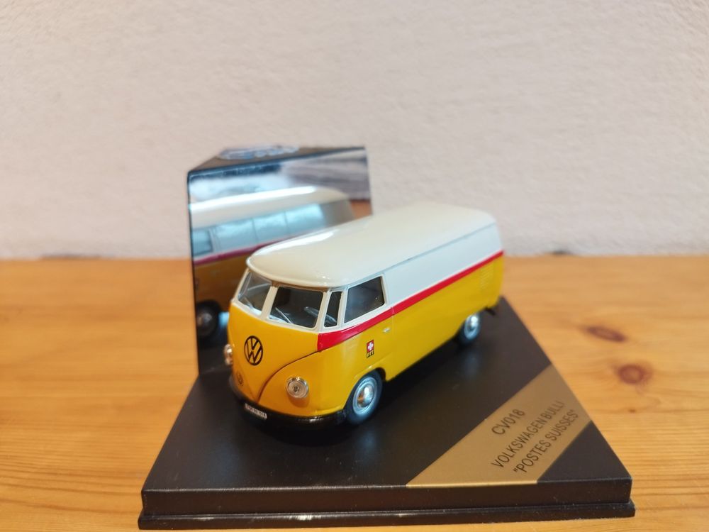 VW Bus Bulli T1 Kasten 1:43 Post PTT Schweiz (Neu und originalverpackt ...
