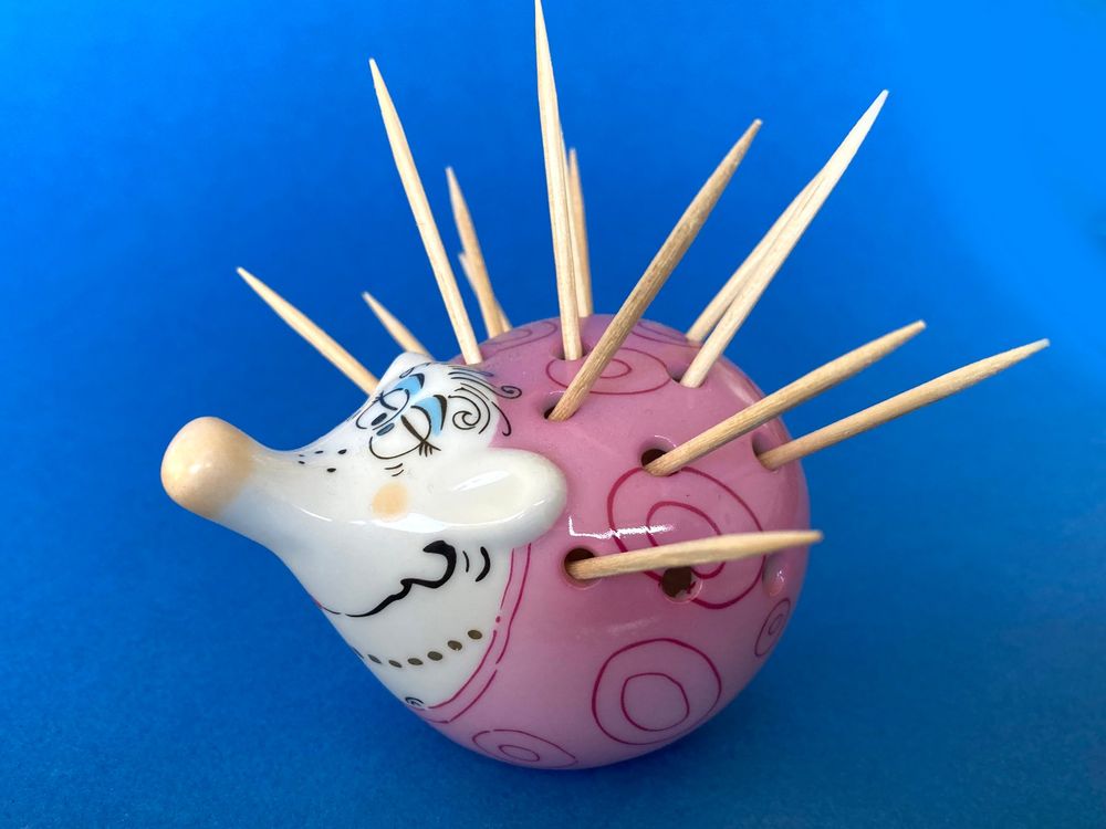 Goebel - Zahnstocherhalter Igel Helga Loch - Adam & Ziege (Gebraucht ...