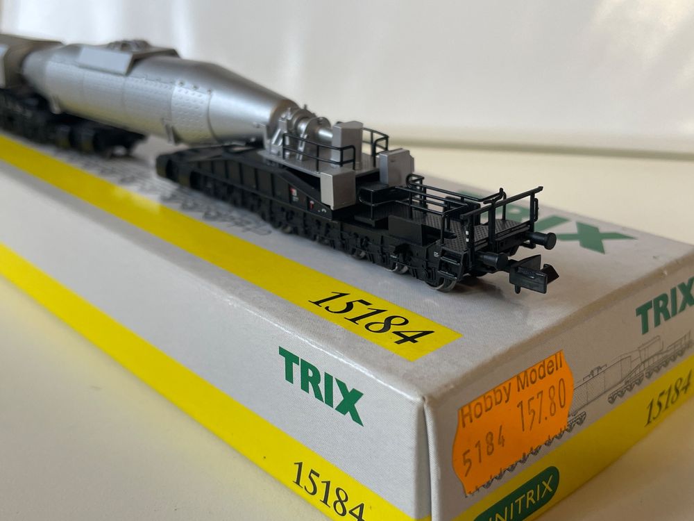 Trix 15184 DB Torpedopfannenwagen aus Metalldruckguss (Neu (gemäss ...