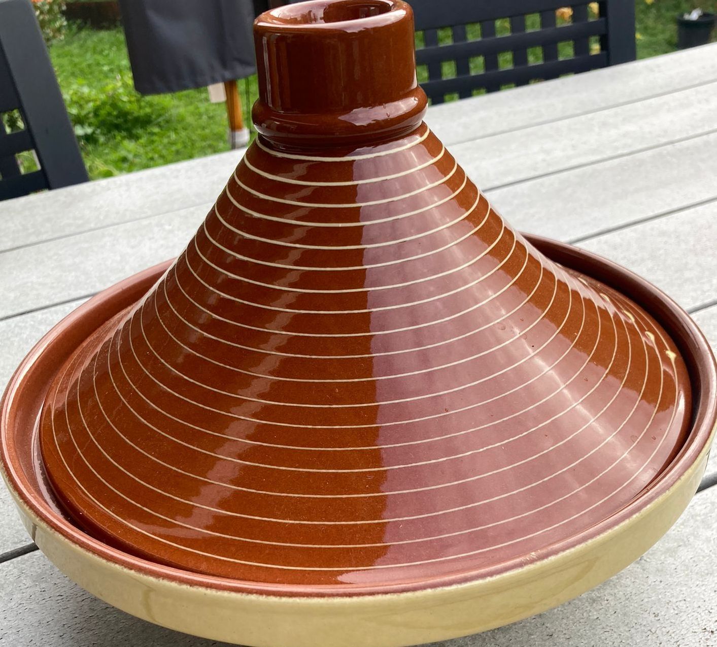 Tajine en céramique artisanale, parfait pour l'automne! (Neuf (Voir ...