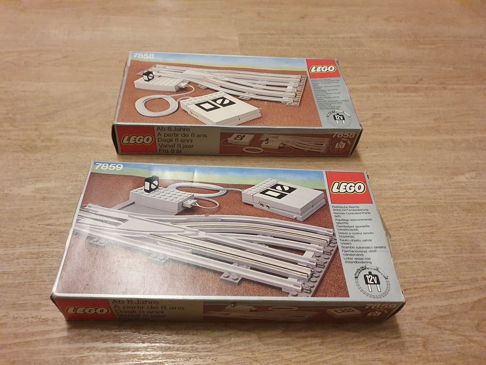 Lego 7858/7859 Eisenbahn 12V Weichen Set | Kaufen auf Ricardo