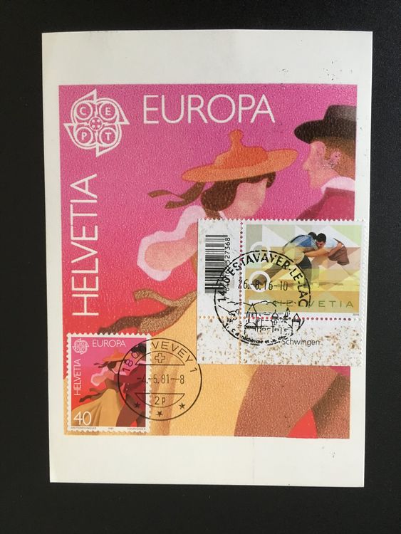 EUROPA 1981 Trachten + Schwingen 2016 Estavayer le lac (Neu (gemäss ...